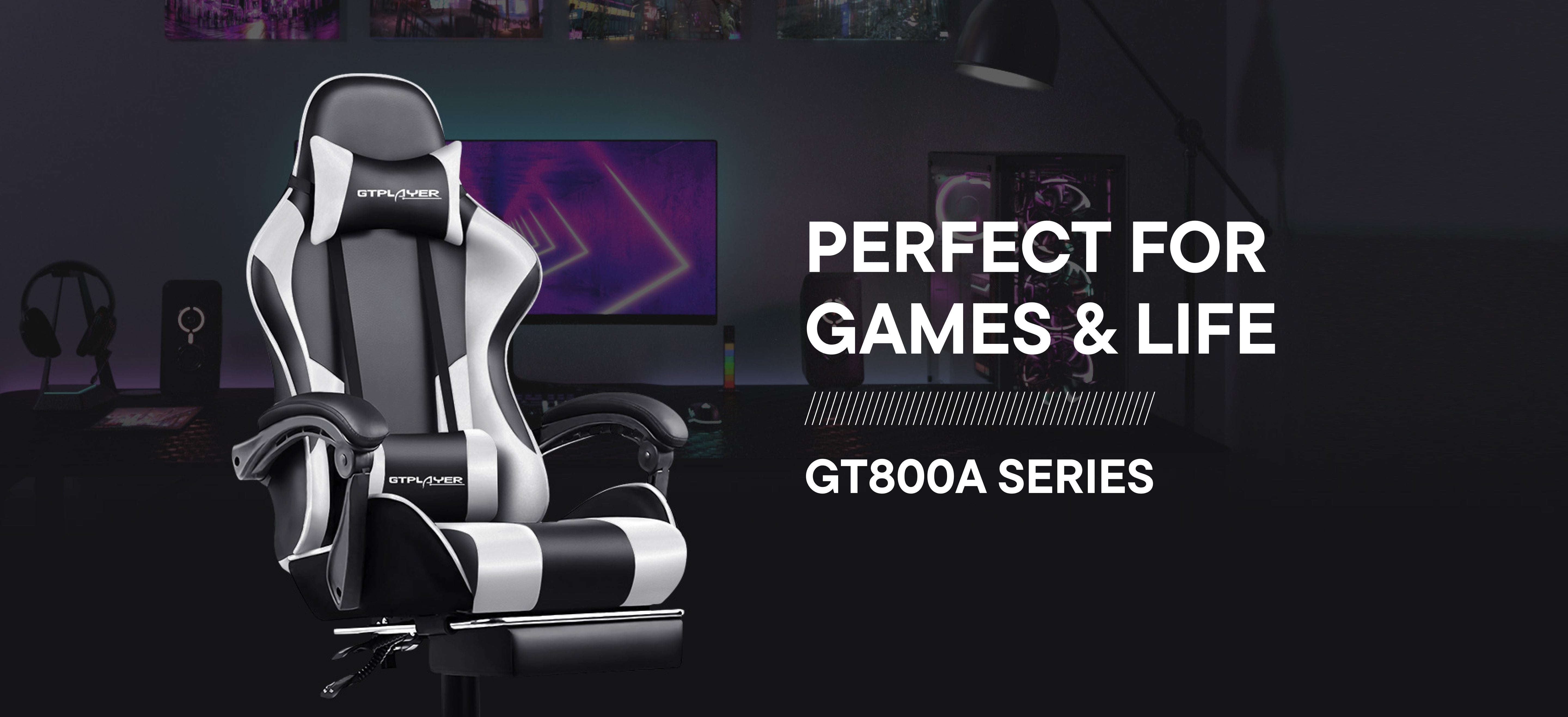 GTPLAYER Multi-Functional Ergonomic Gaming & Computer Chair – Breathab ...
